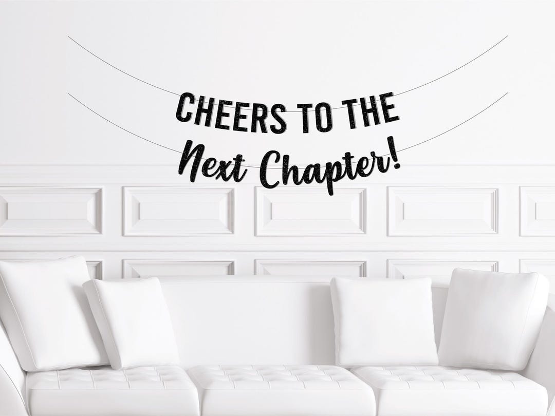 Cheers to the Next Chapter Grad Party Decorations, Booktok Bridal ...