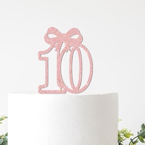 Coquette 10 Topper Cake - Etsy