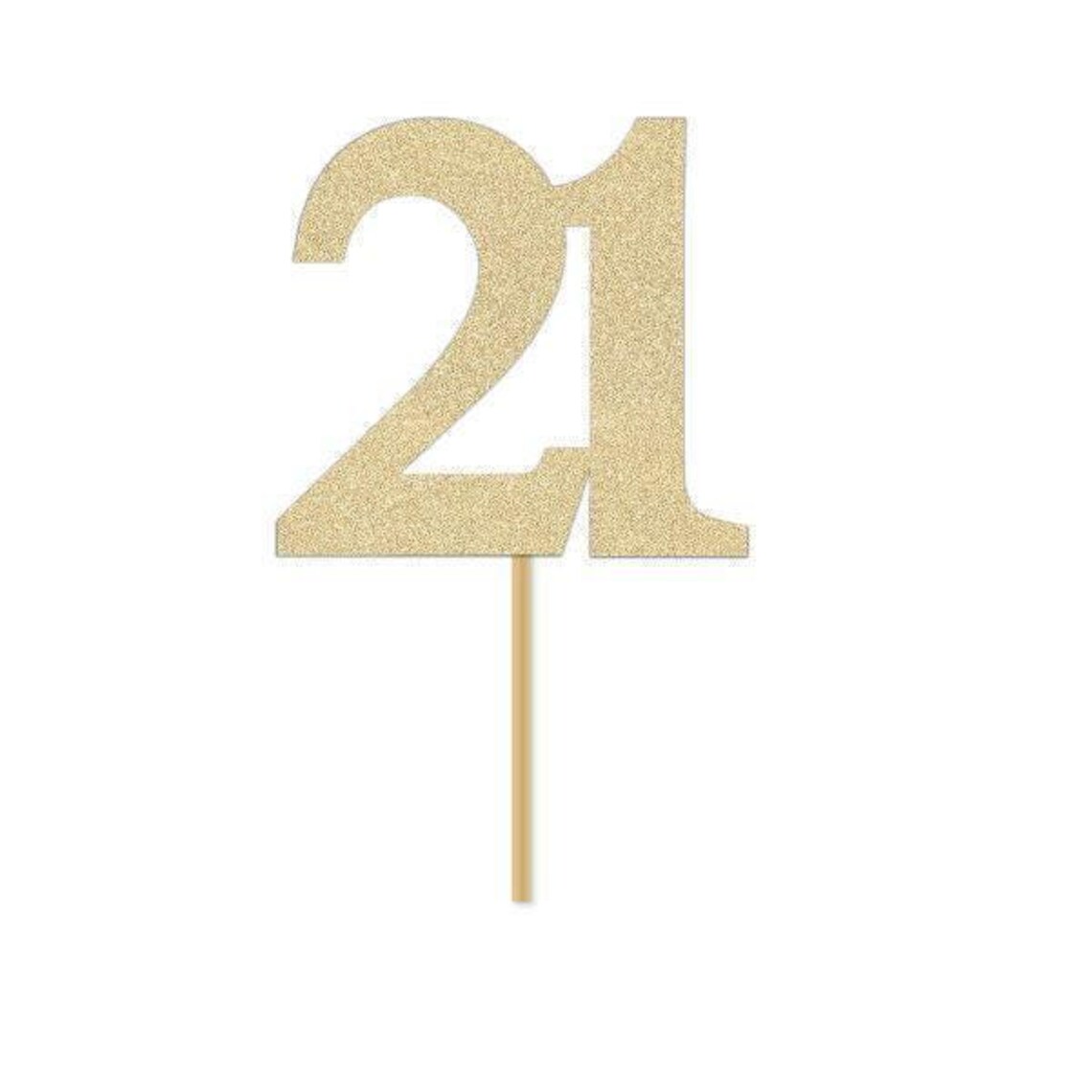 Cheers to 21 Years Banner / Gold Glitter Birthday Party Banner / 21st ...