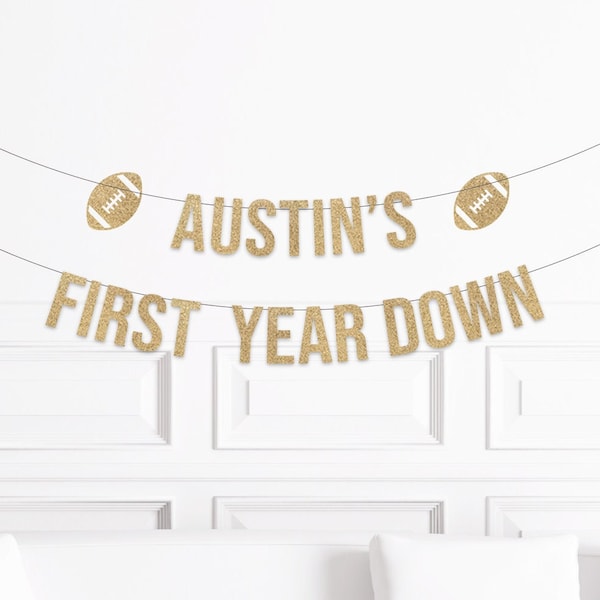 First Down Birthday Party Theme - Etsy