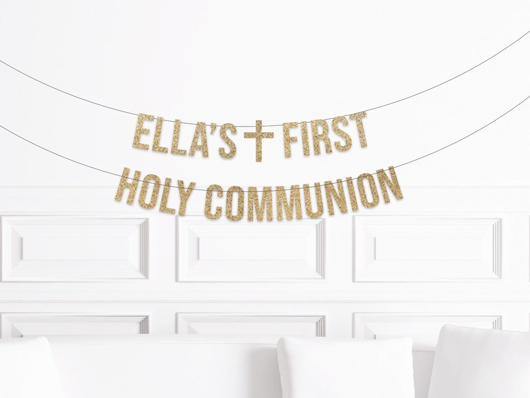 First Holy Communion Banner Custom, First Holy Communion Party ...