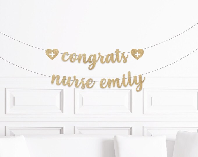 Nurse Sign, Nurse Decorations, Nurse Graduation Gift for Her - Etsy