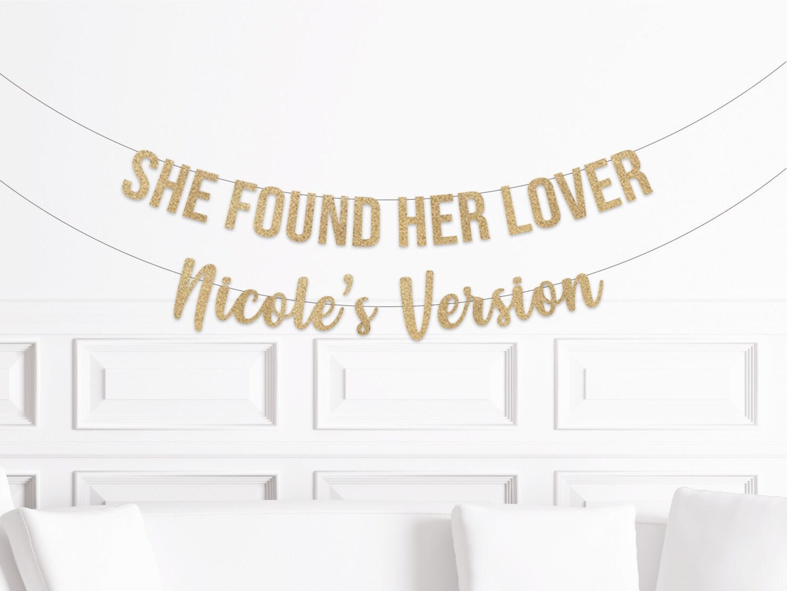 She Found Her Lover Bride's Version Banner Bridal Shower - Etsy
