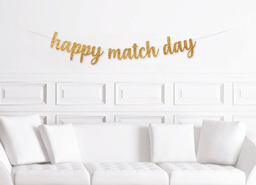 Match Day Banner, Happy Match Day, Residency Match Celebration. Match ...