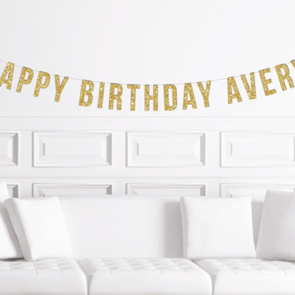 Birthday Pennant Banner - Etsy