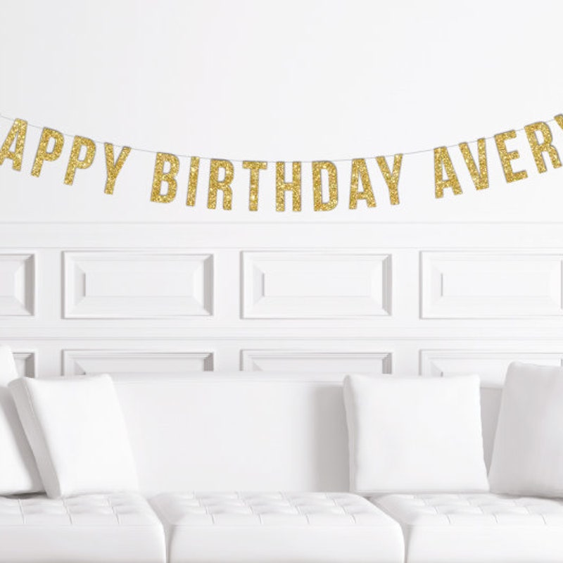 Birthday Pennant Banner - Etsy