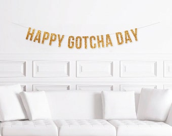 Gotcha Day Banner | Etsy