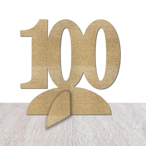 100th Birthday Decorations, 100 Table Decor, Seventy Centerpiece ...