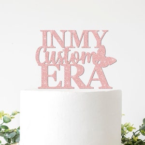 Custom in My Era Cake Topper, Teacher, Nurse, Grad, Masters, Remission ...