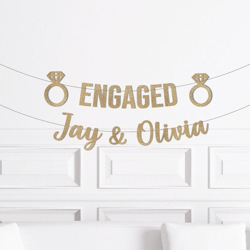 Custom Garland Engagement - Etsy