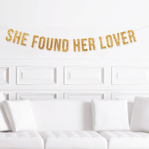 She Found Her Lover Banner - Etsy
