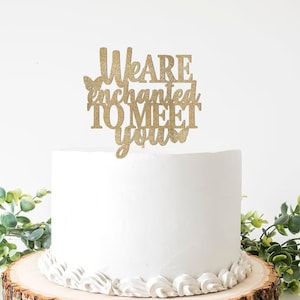 We Are Enchanted to Meet You Banner, Enchanted to Meet You Themed Baby ...