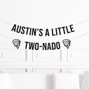 Twonado 2nd Birthday Decorations, Two Nado Birthday Decor, Little Two ...