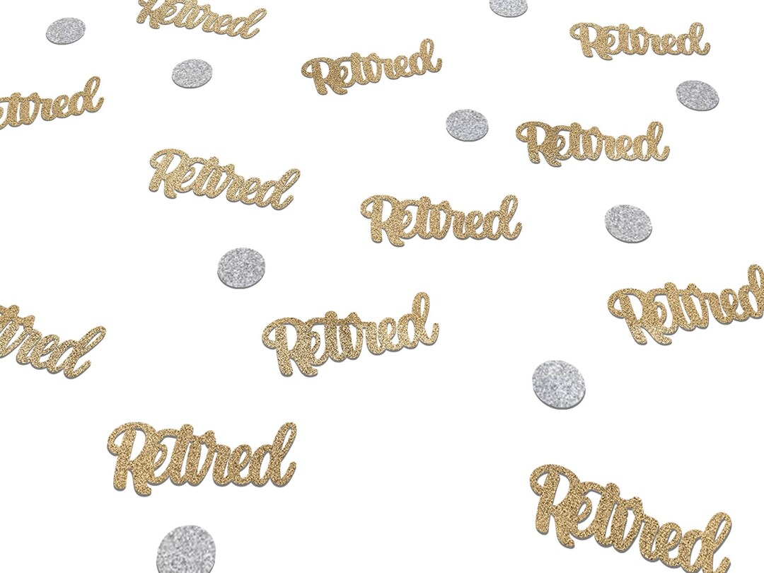 Retirement Party Decor, Retired Table Scatter Confetti, Table Decor for ...