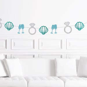 Seashells and Wedding Bells Bachelorette Theme Decorations, Coastal ...