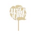 He's A Wild One Cursive Banner / Gold Glitter Script First Birthday ...