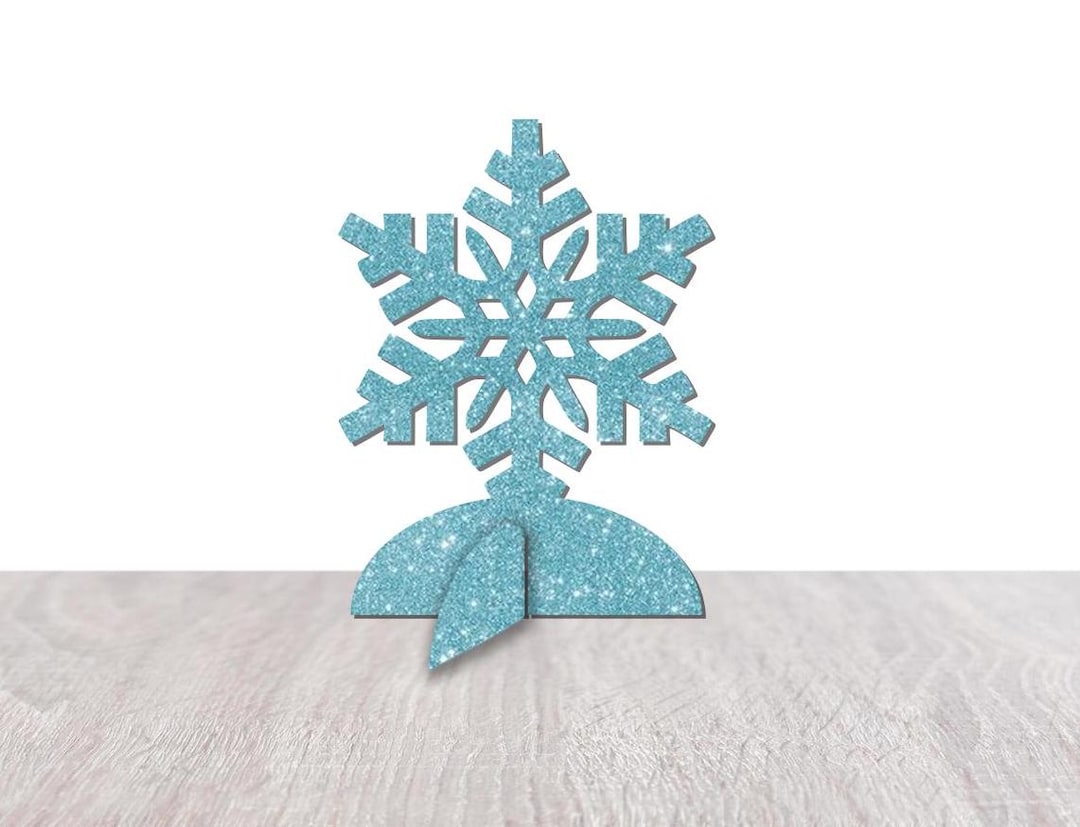 Snowflake Table Centerpiece, Christmas Table Top Decor, Tabletop ...