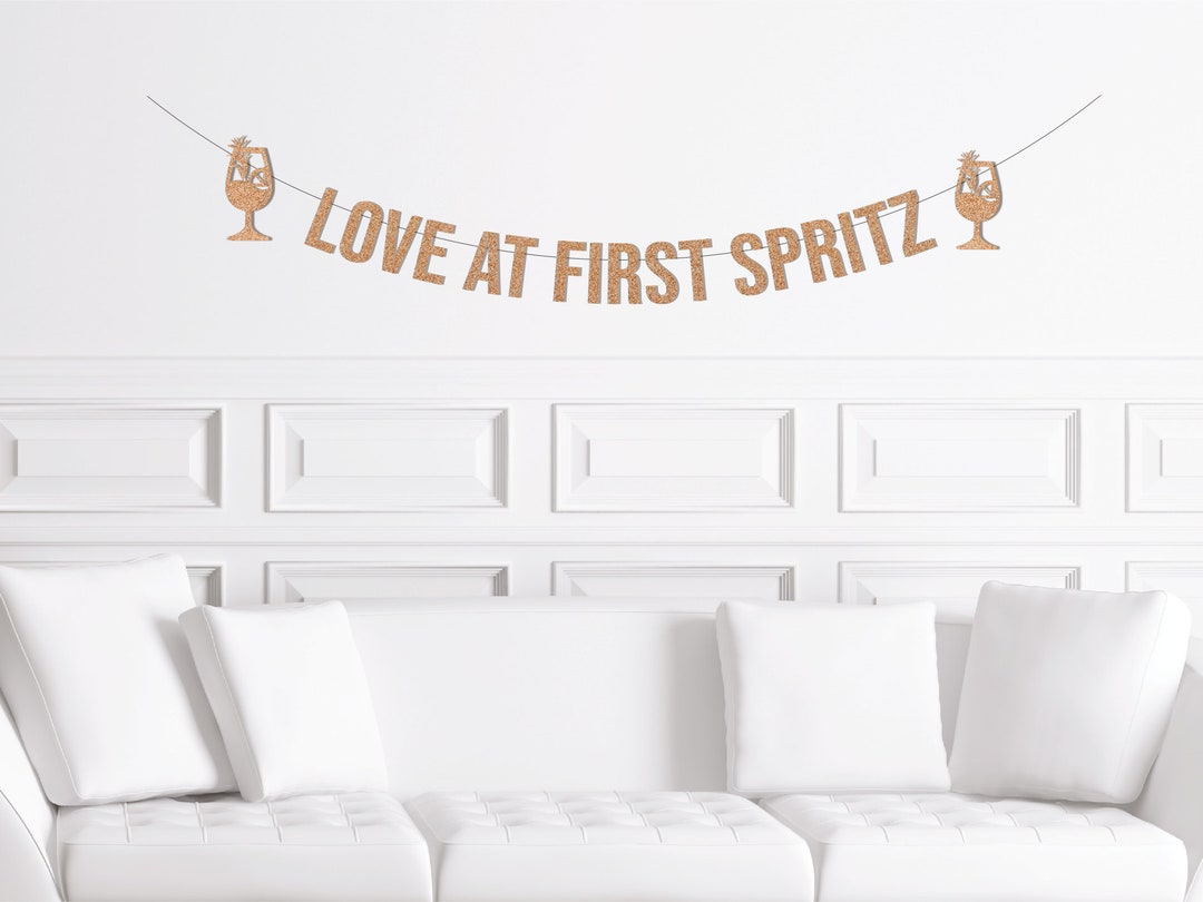 Love at First Spritz Bridal Shower Decorations, Spritzer Theme ...