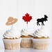 Happy Canada Day Cake Topper, Canada Day Decorations, Canadian Pride ...