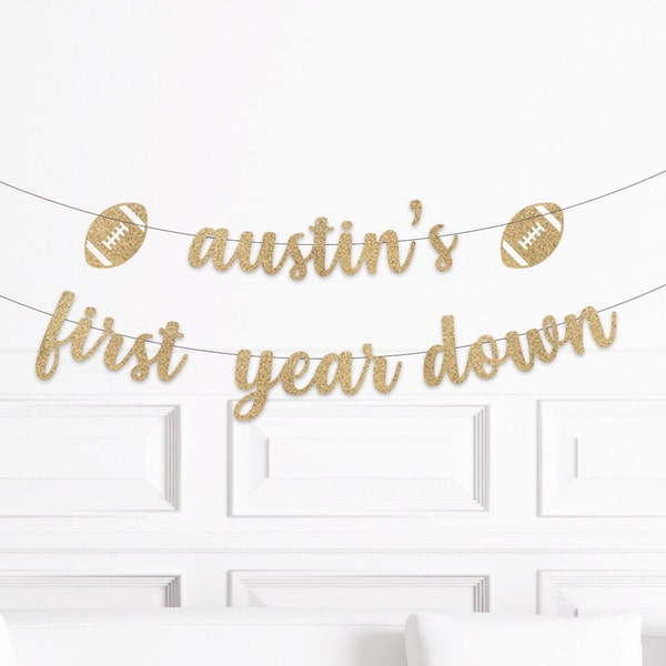 First Down Birthday Party Balloons - Etsy