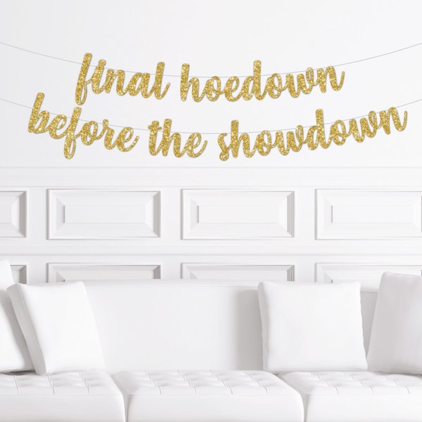 Hoedown Showdown Sign - Etsy
