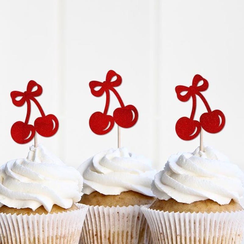 Cherry Red Toppers - Etsy