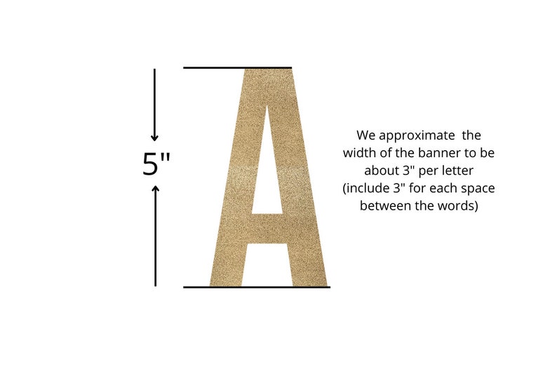 Custom Banner Gold Glitter / Personalized Sign / Personalized - Etsy