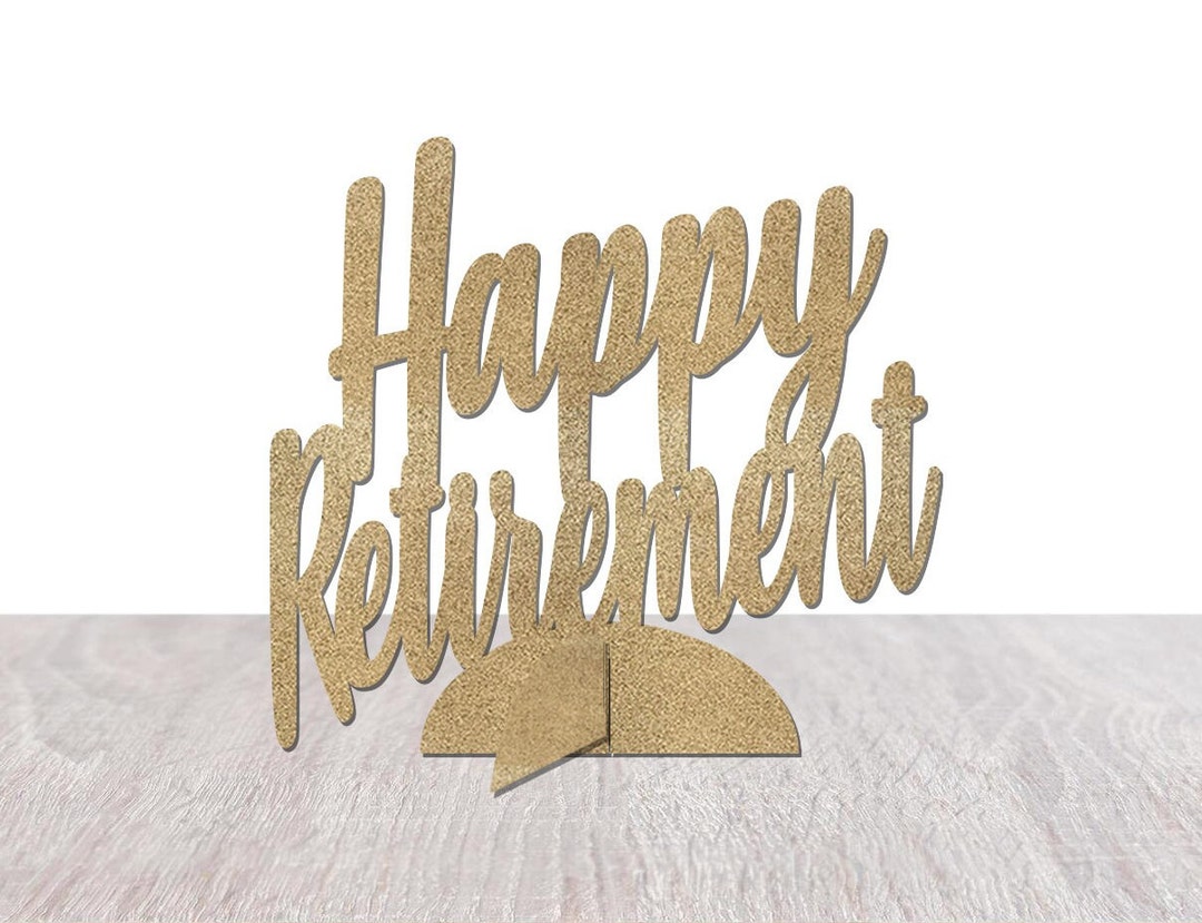 Happy Retirement Table Centerpiece, Retirement Party Decorations ...