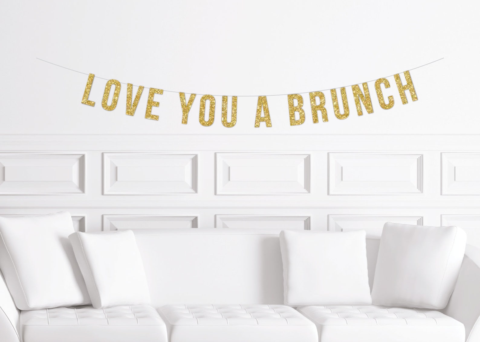Love You A Brunch Banner for a Brunch Engagement Party or - Etsy
