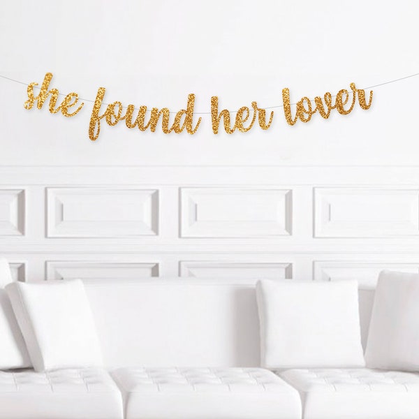 She Found Her Lover Banner - Etsy