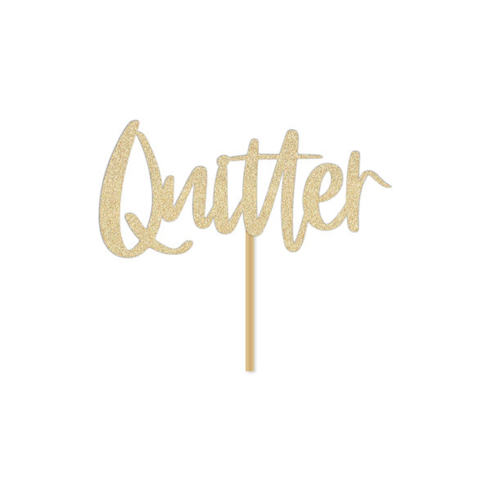 Quitter Cake Topper Funny Retirement Cake Sign Party - Etsy