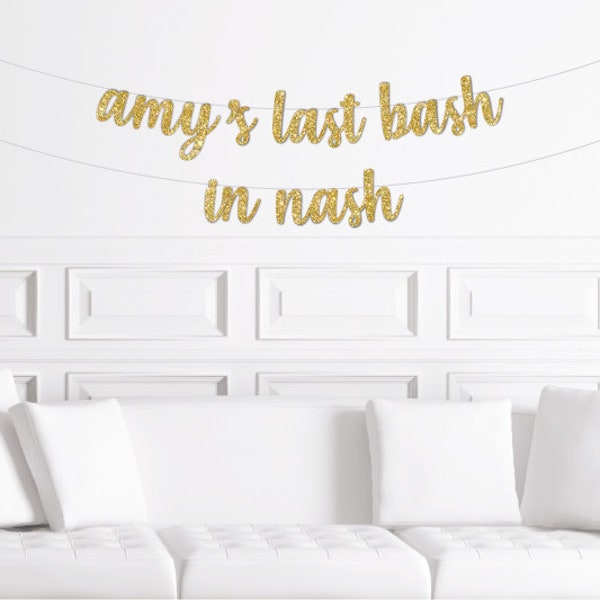 Bash Banner - Etsy