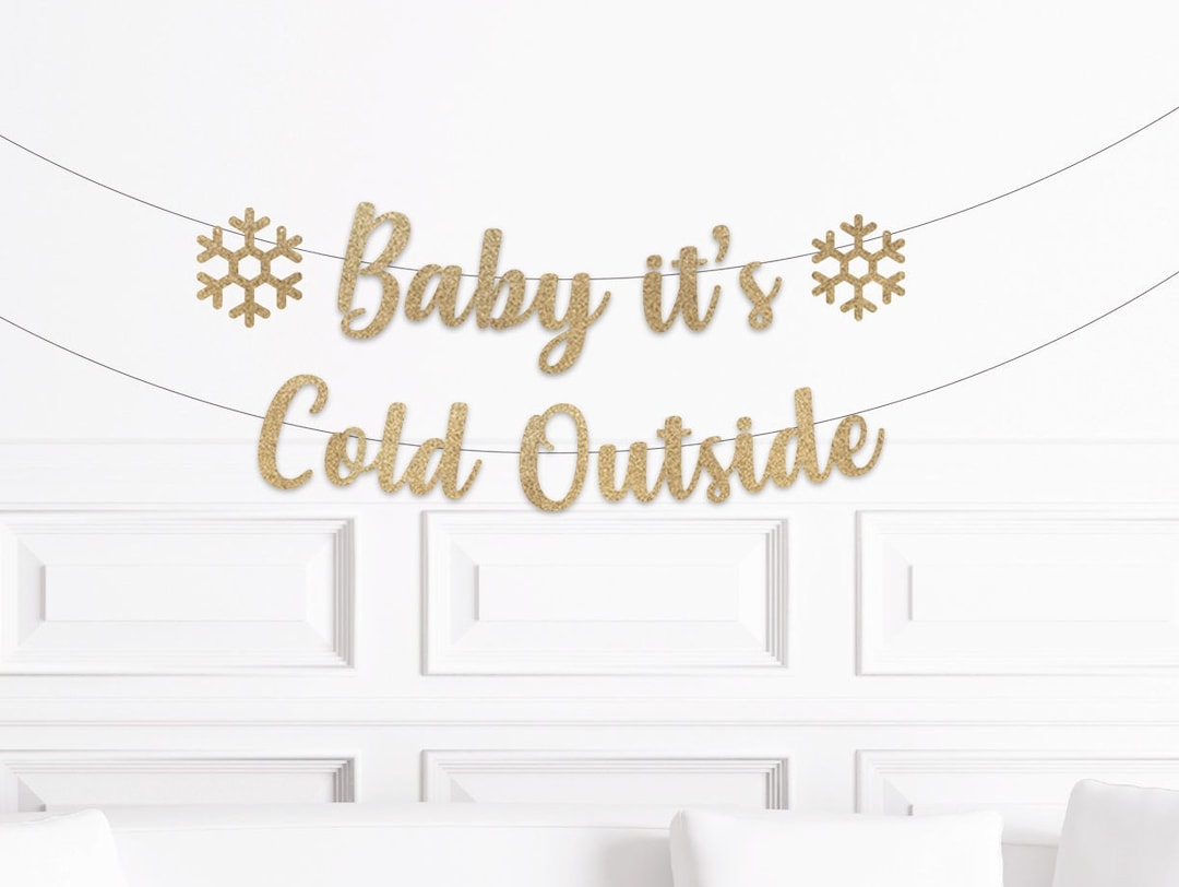 Baby It's Cold Outside Baby Shower Decorations, Baby It's Cold Outside ...