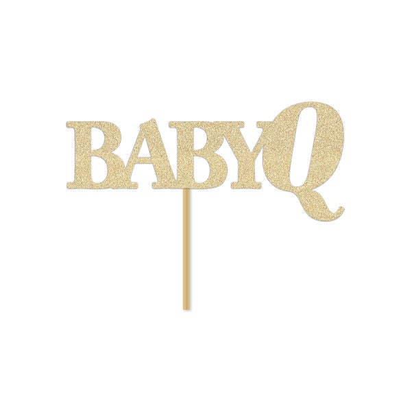Baby-q Cake Topper Babyq Coed Baby Shower Barbecue - Etsy