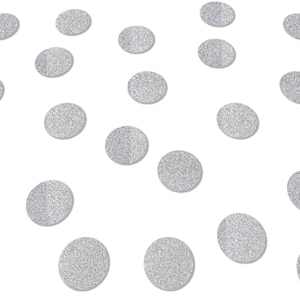 Light Blue Glitter Circle Confetti Dots, Baby Shower Party Decor ...