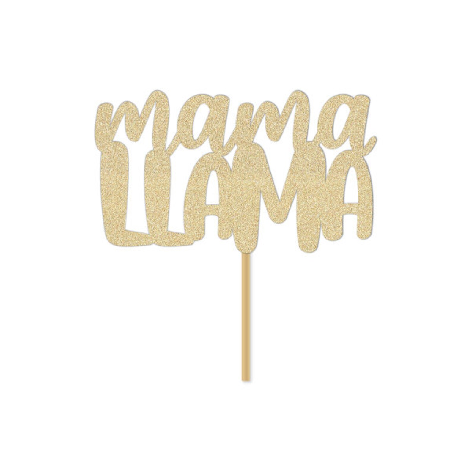 Mama Llama Cake Topper / Mamma Momma Lama Party Sign / Baby | Etsy