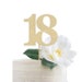 18th Birthday Party Supplies Number 18 Cake Topper - Etsy