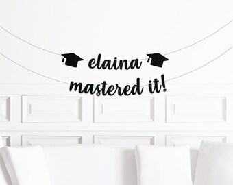 Master Grad Party Decor - Etsy