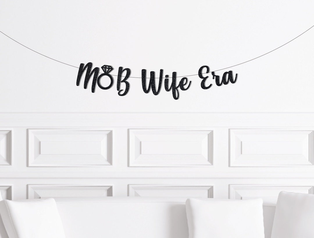 Mob Wife Aesthetic Bachelorette Party Decorations, Mob Wife Era Bach ...