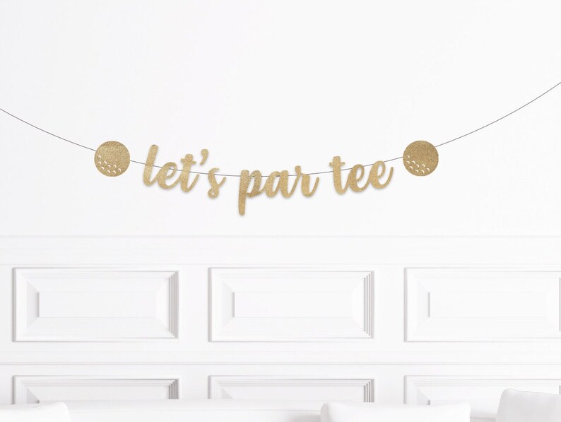 Retirement Party Decorations Golf Themed Birthday Banner - Etsy