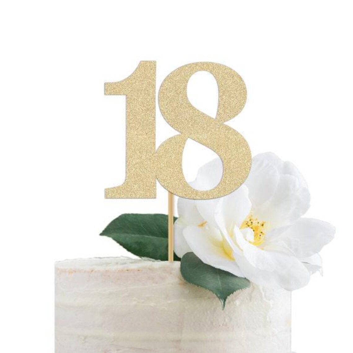 18th Birthday Party Supplies Number 18 Cake Topper - Etsy