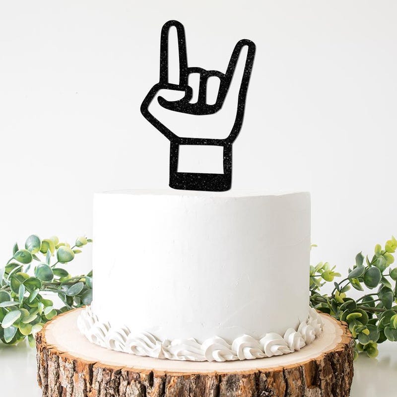 Rockstar Birthday Cake - Etsy