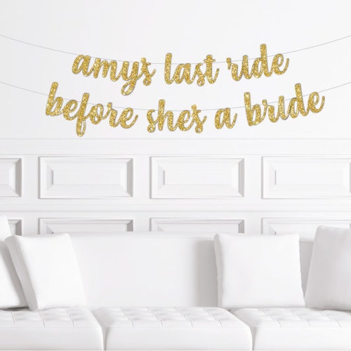Bride's Last Ride Bachelorette Party Games Scavenger - Etsy