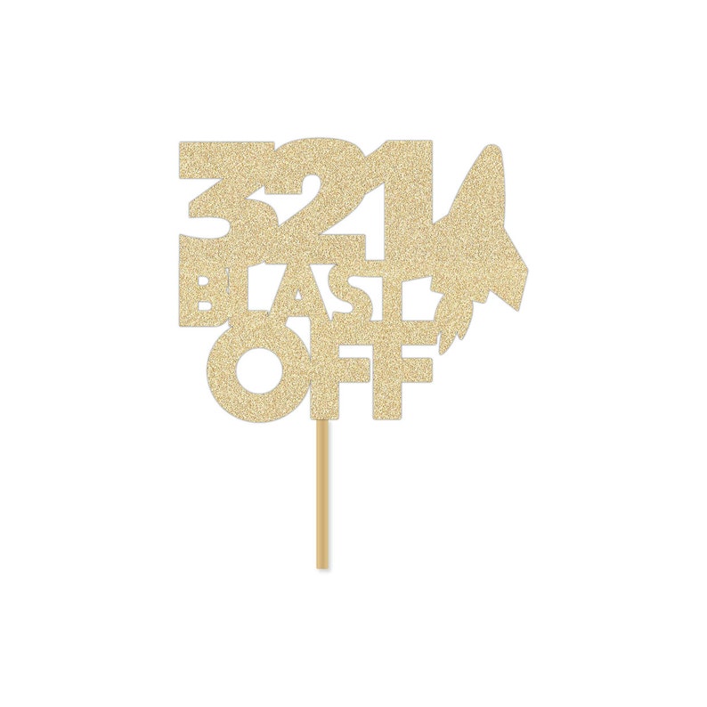 321 Blast off Space Birthday Party Banner Rocket Ship - Etsy