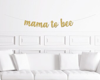 Mommy to Be Banner Baby Shower Decorations Decor for a Bee - Etsy