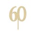 60 Years Loved Script Banner / Gold Glitter Cursive Party Banner / 60th ...