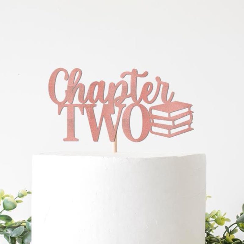 Chapter Cake Topper Svg - Etsy