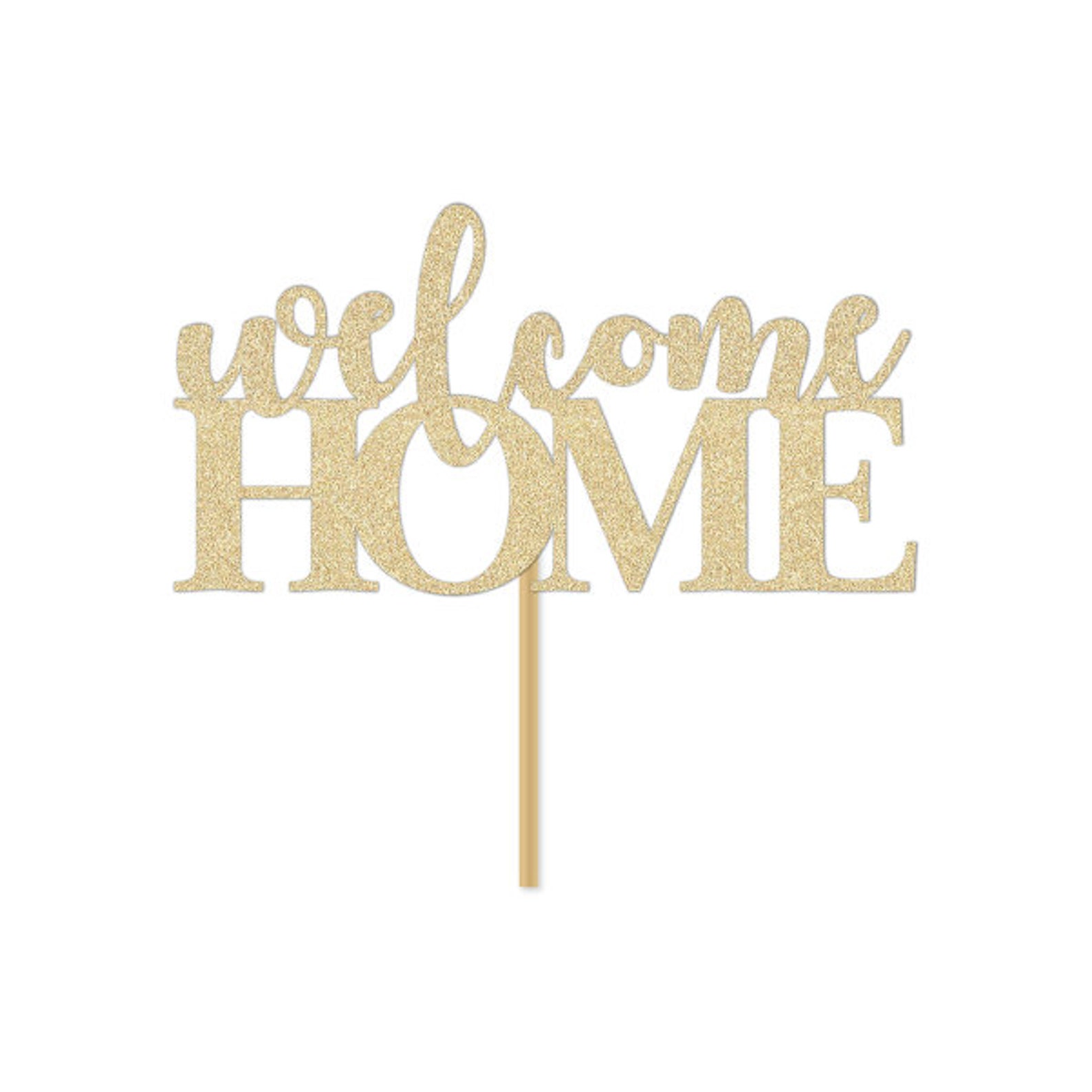 Welcome Home Cake Topper / First Home Party Sign / - Etsy
