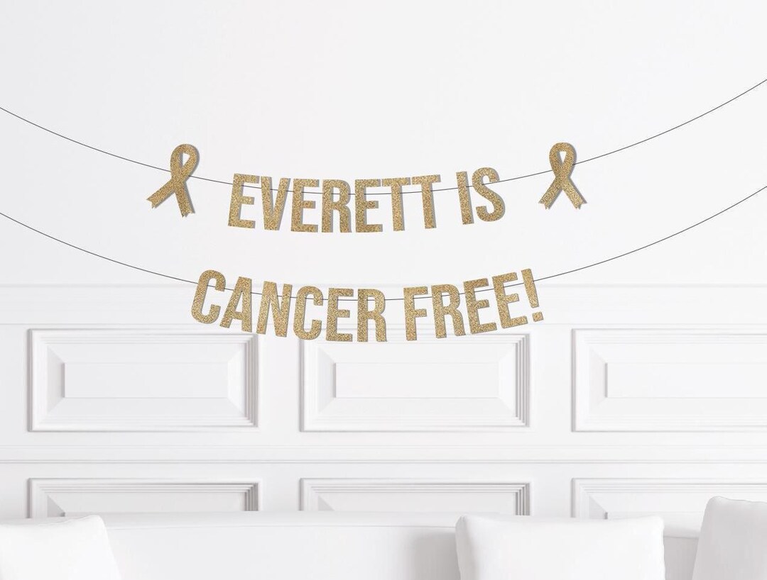 Custom Beat Cancer Party Banner, Custom Kicked Cancer's Butt ...