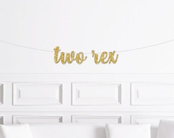 Two Rex Party Decorations - Etsy